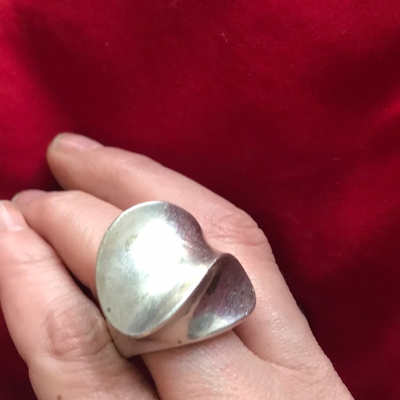 Zina | Jewelry | Huge Zina Biomorphic Sterling Silver Ring Size 6 ...